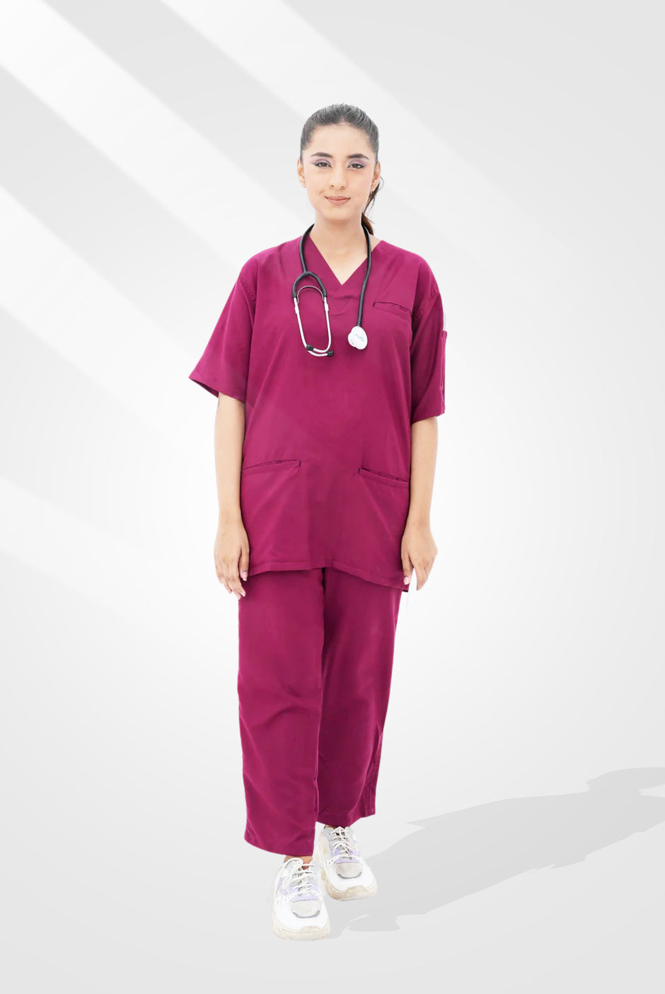 Buy Maroon Scrub Suit Online in Pakistan – GTEX Apparels